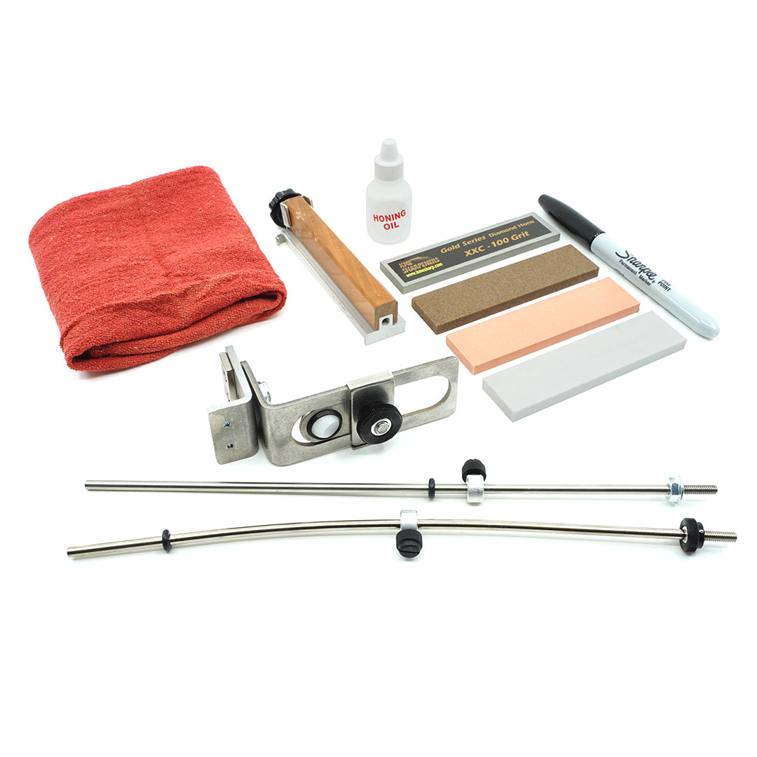 KME Axe Sharpener Complete Sharpening System | Zanvak