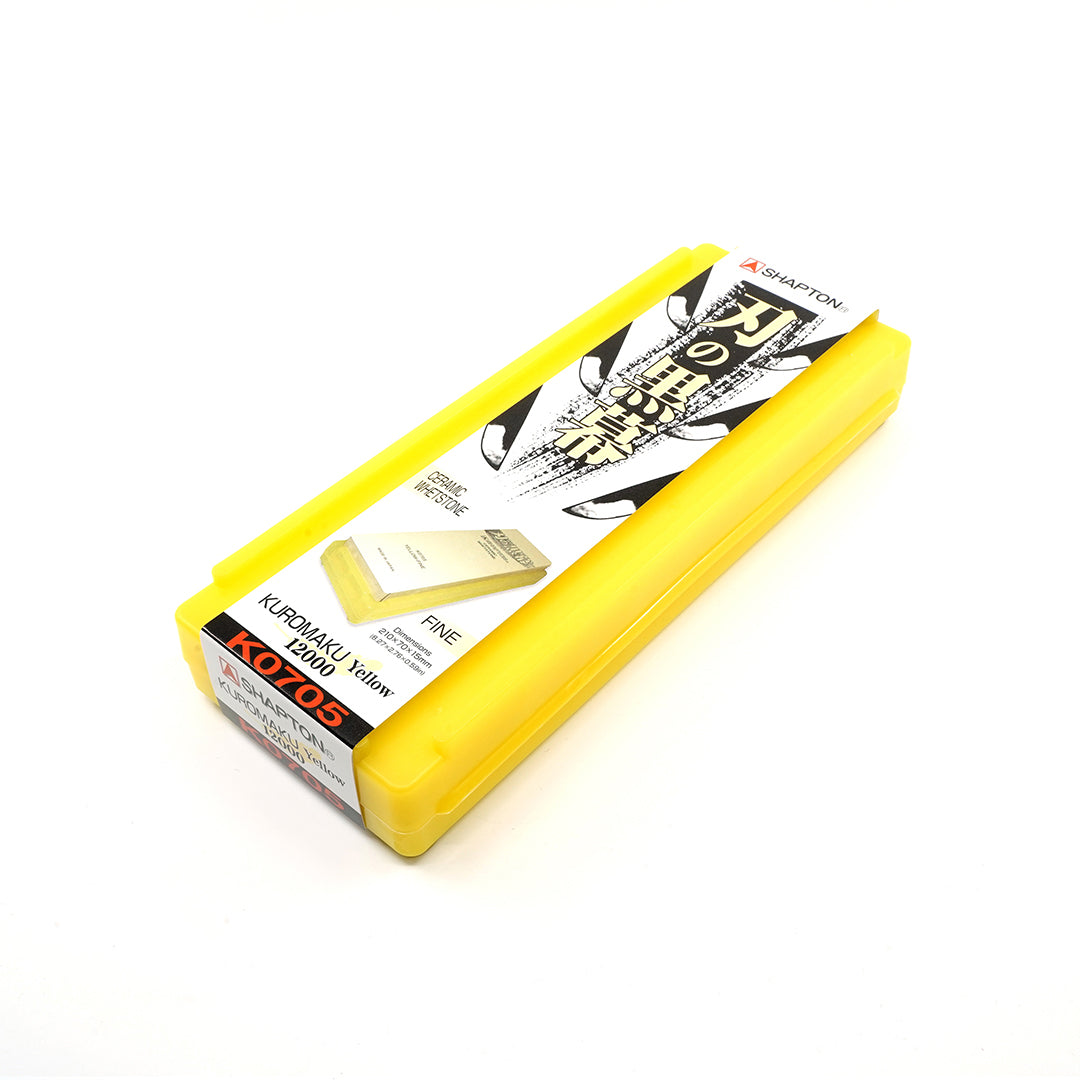 Shapton Kuromaku Japanese Whetstone #12000 Grit (Yellow) K0705 Shapton ...